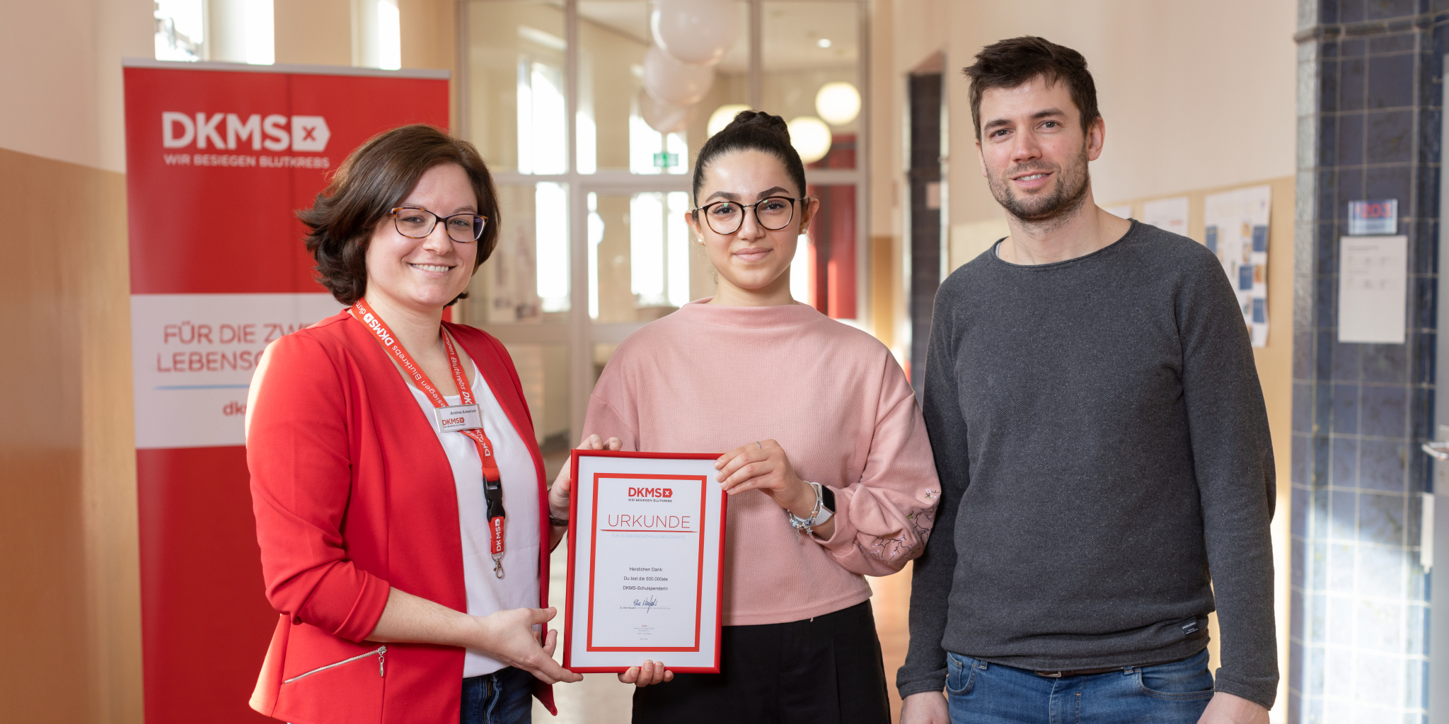 Rekord: 500.000 Schüler:innen als Stamzellspender:innen registriert › DKMS Media Center